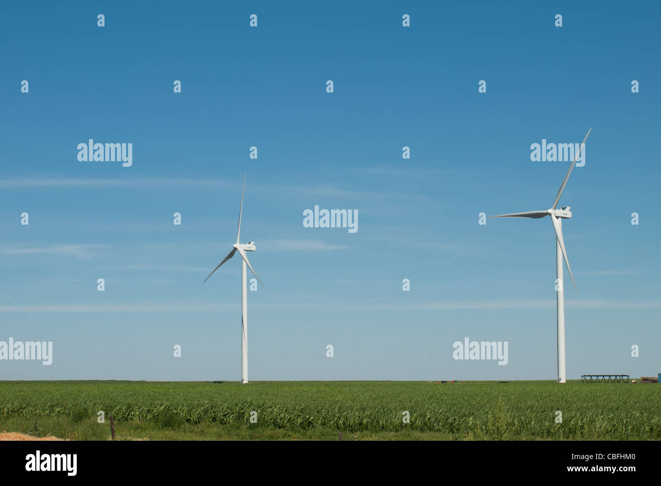 Wind turbines farm in Eastern Colorado Stock Photo - Alamy