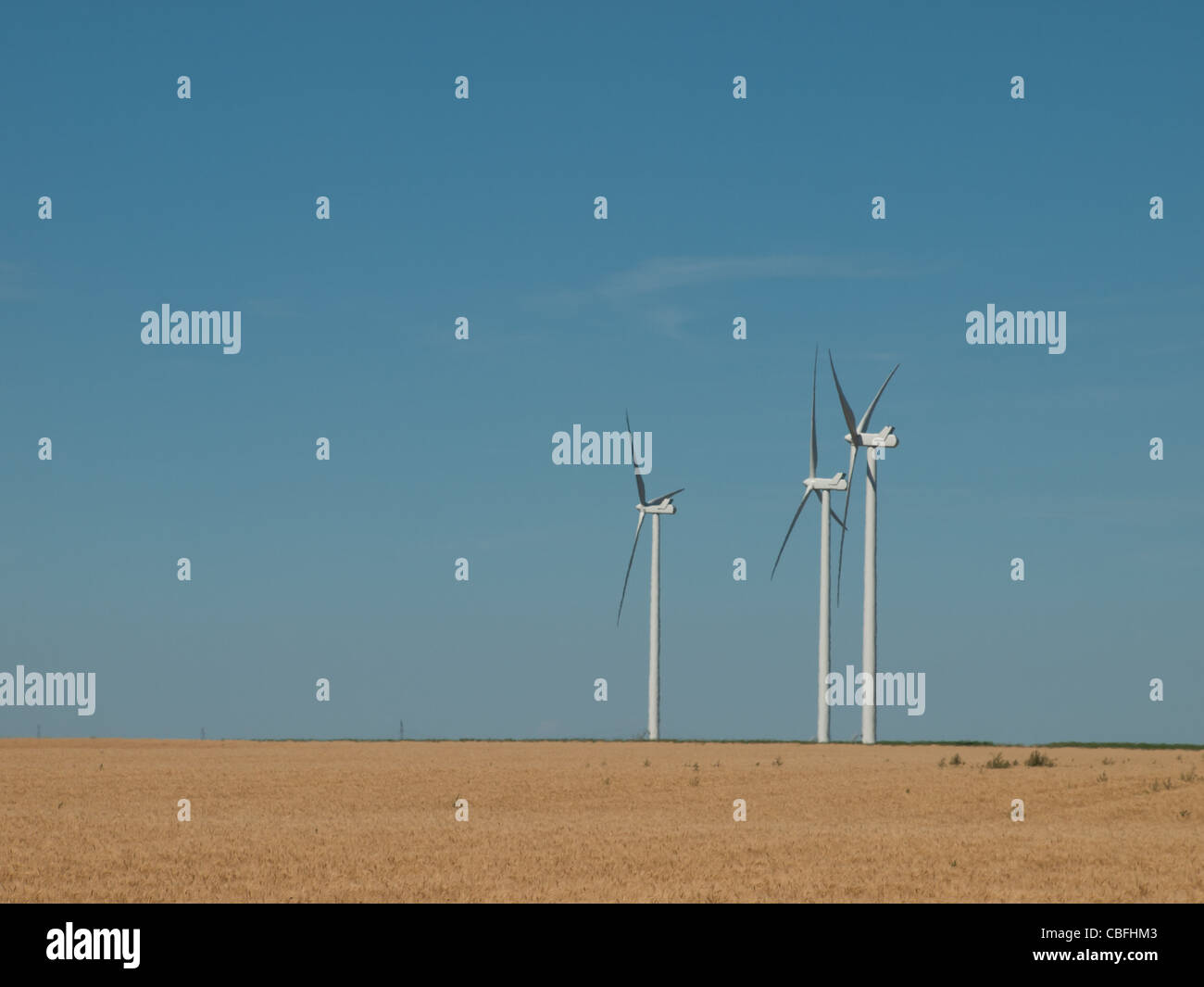 Wind turbines farm in Eastern Colorado Stock Photo - Alamy
