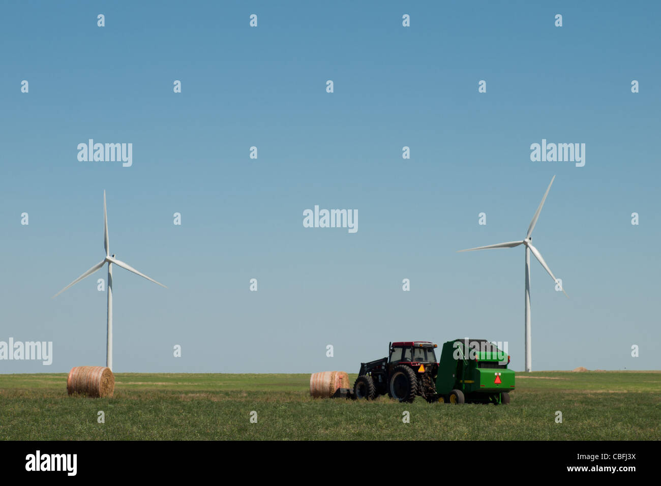 Wind turbines farm in Eastern Colorado Stock Photo - Alamy