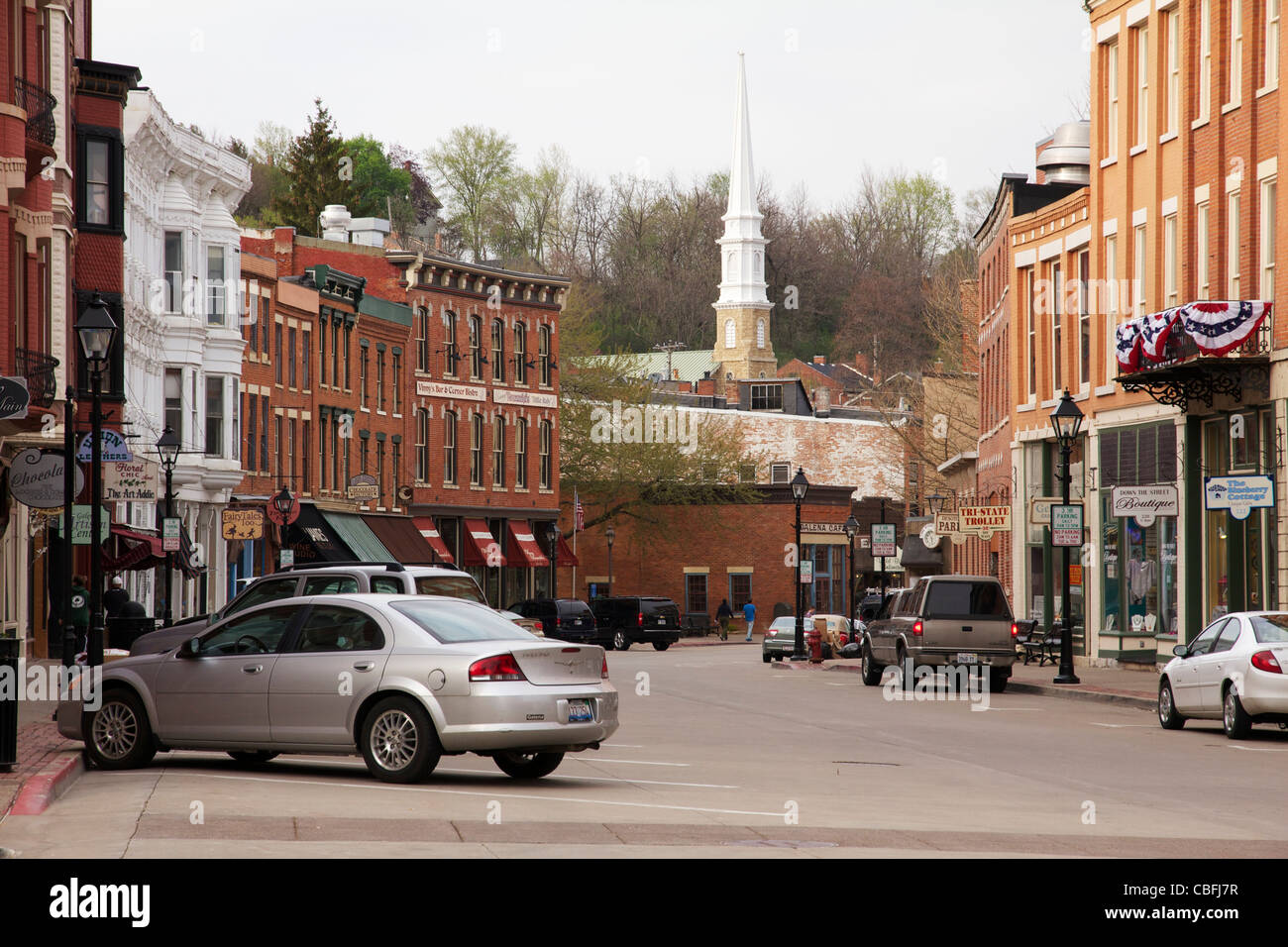 Main Street Galena Illinois Stock Photo - Alamy