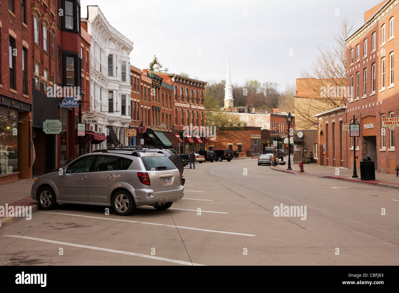 Main Street Galena Illinois Stock Photo - Alamy