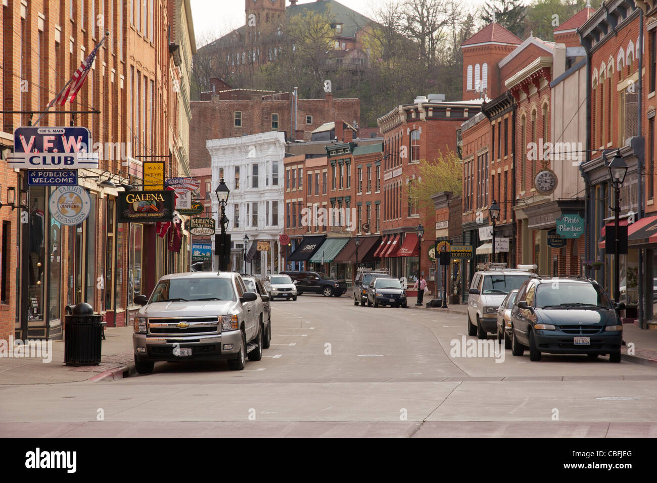 Main Street Galena Illinois Stock Photo - Alamy