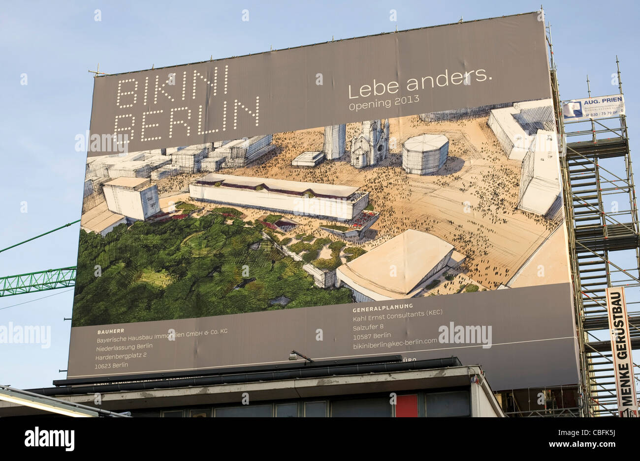 Bikini Building project Berlin Germany, plan, future, new, sign Stock ...