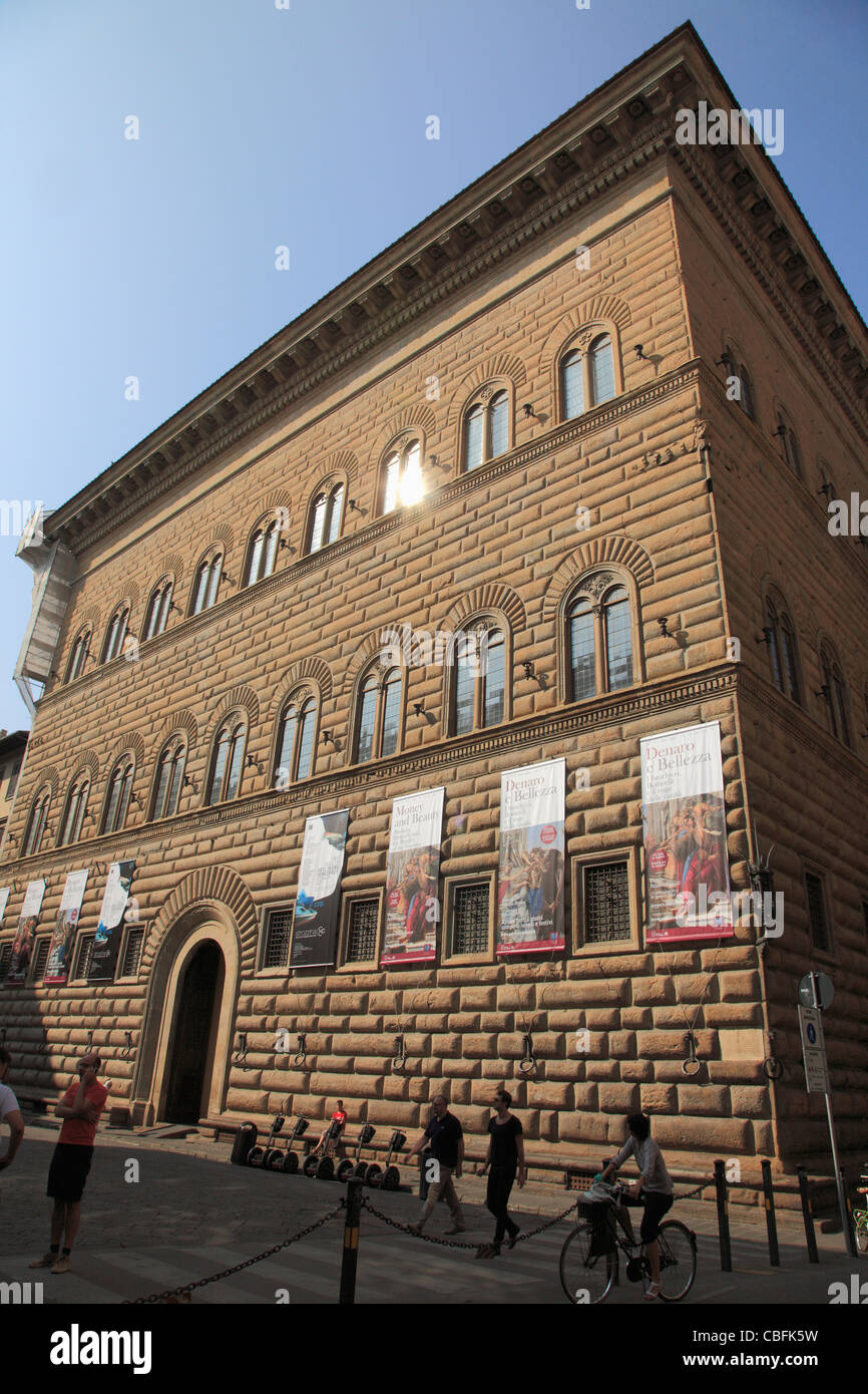 Italy, Tuscany, Florence, Palazzo Strozzi Stock Photo - Alamy
