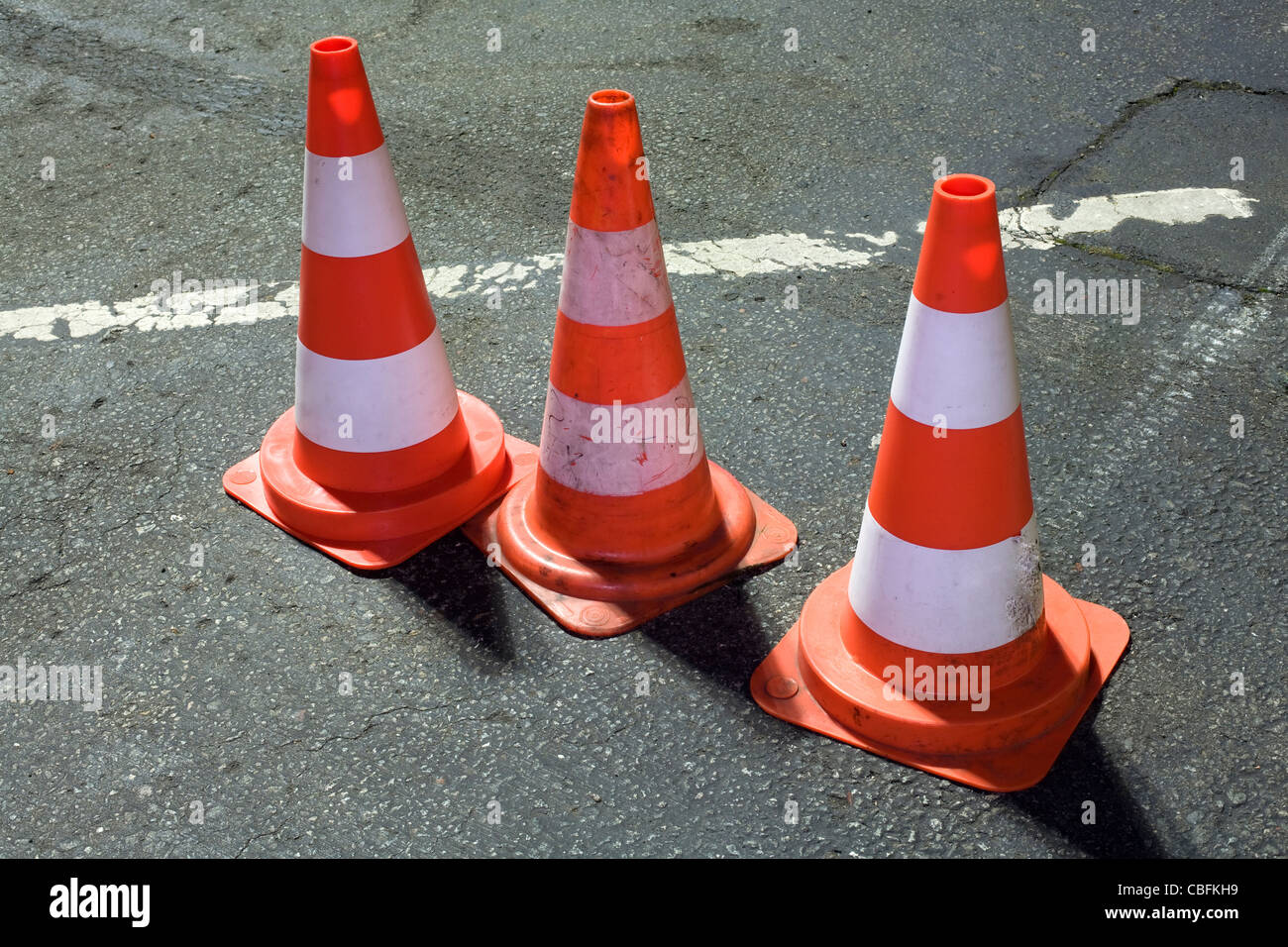 Traffic cones hi-res stock photography and images - Alamy