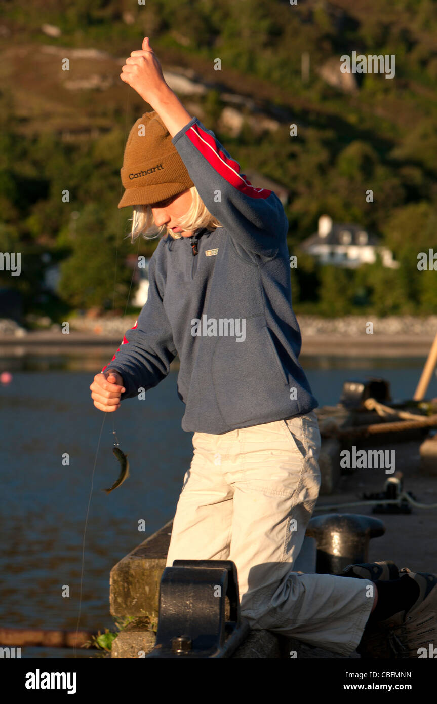 Successful fishing in Ullapool Scotland Stock Photo - Alamy