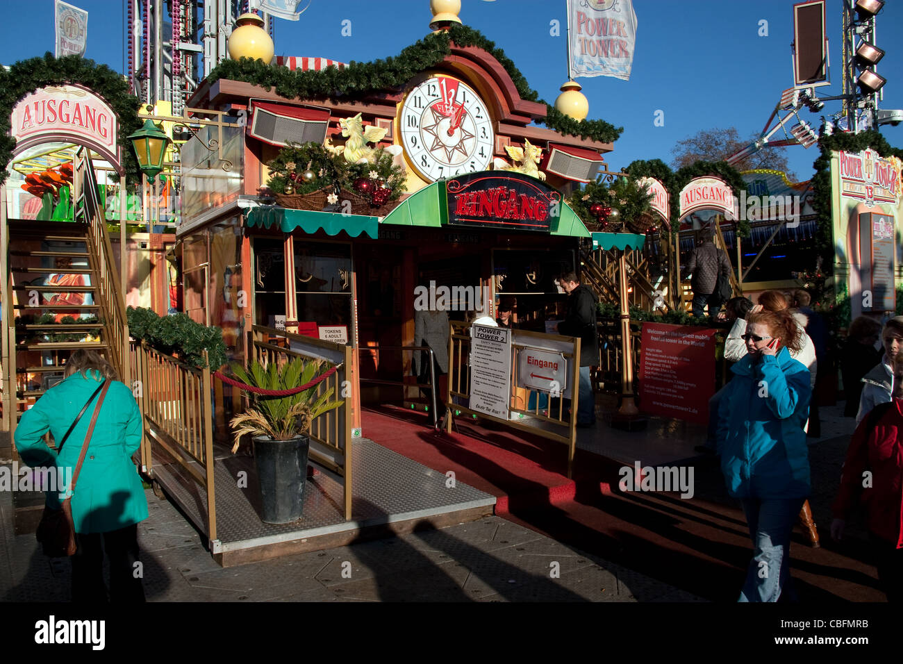Winter Wonderland Hyde Park fair London Stock Photo - Alamy