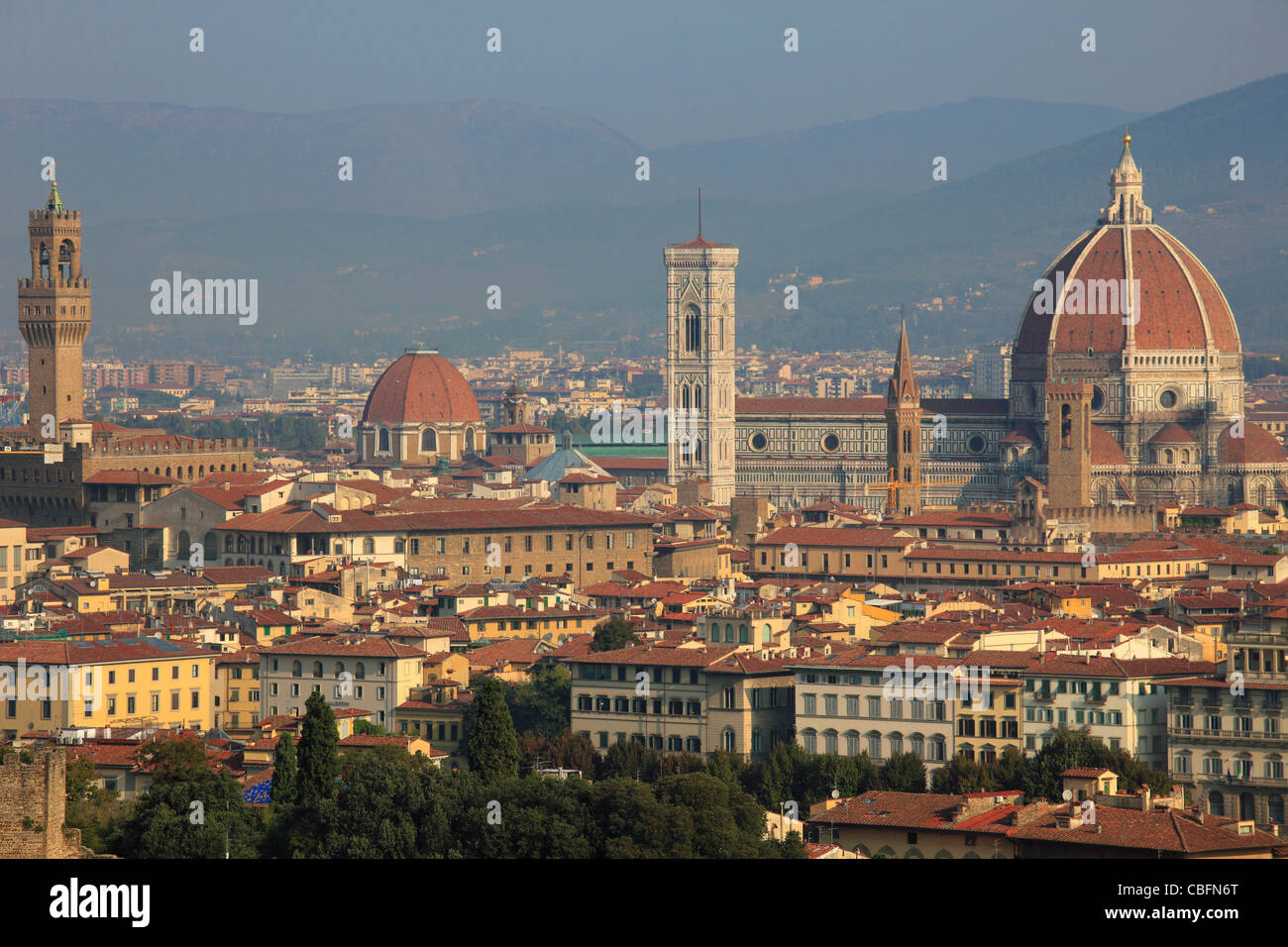 Italy, Tuscany, Florence, skyline, general panoramic view Stock Photo ...
