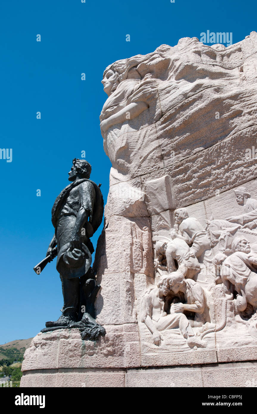 War Memorial by State Capitol Building in Salt Lake City Utah USA Stock ...