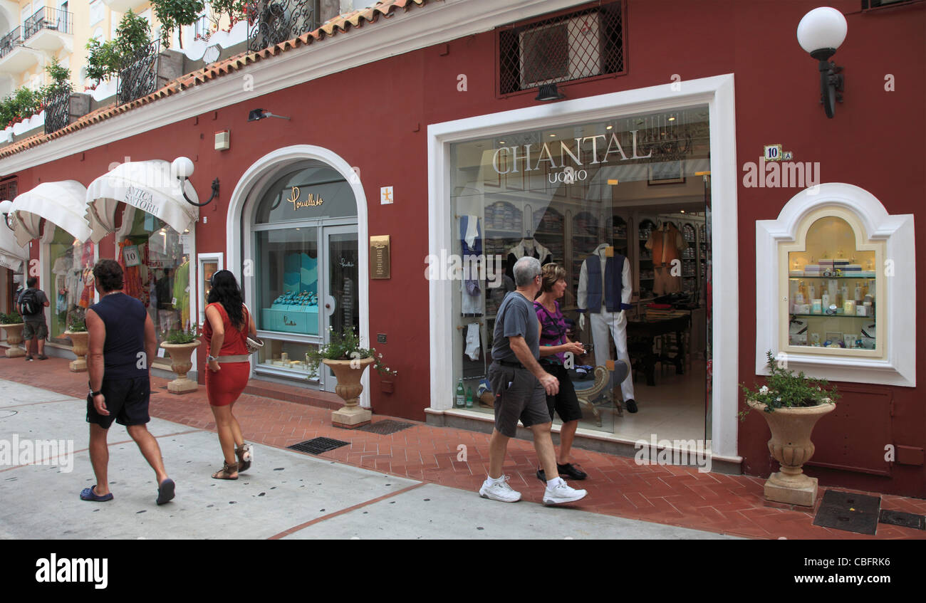 Shopping capri italy hi-res stock photography and images - Alamy