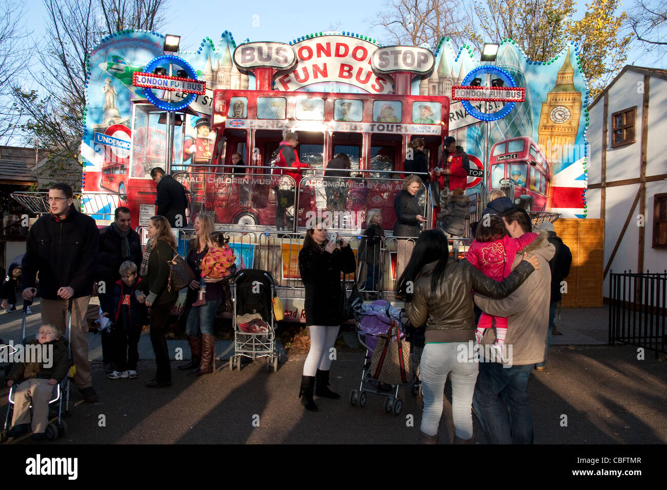 Winter Wonderland Hyde Park fair London Stock Photo - Alamy
