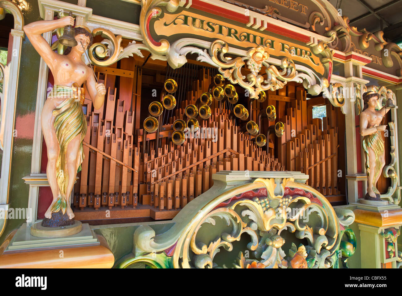 Dutch Street Organ - Australian Fair Melbourne Victoria key frame sheet ...