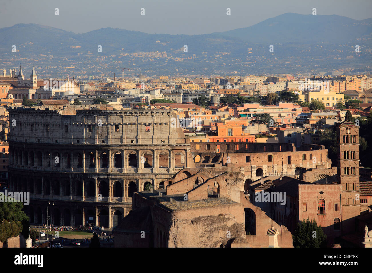Colosseum aerial hi-res stock photography and images - Alamy