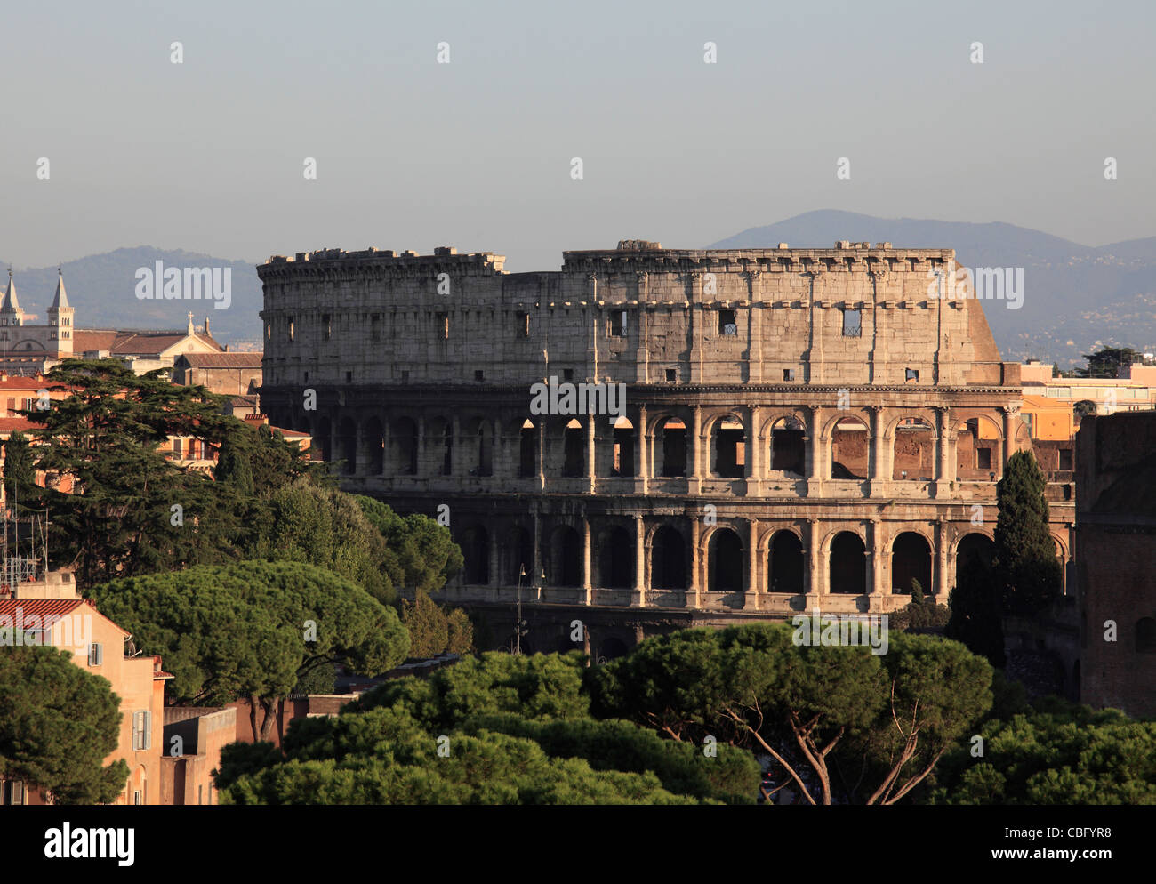 Colosseum aerial hi-res stock photography and images - Alamy