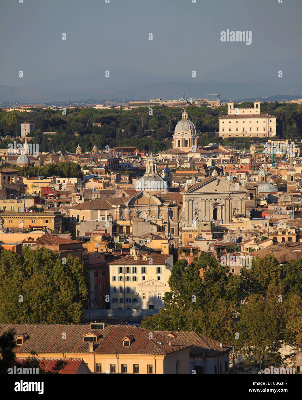 Rome skyline view hi-res stock photography and images - Alamy