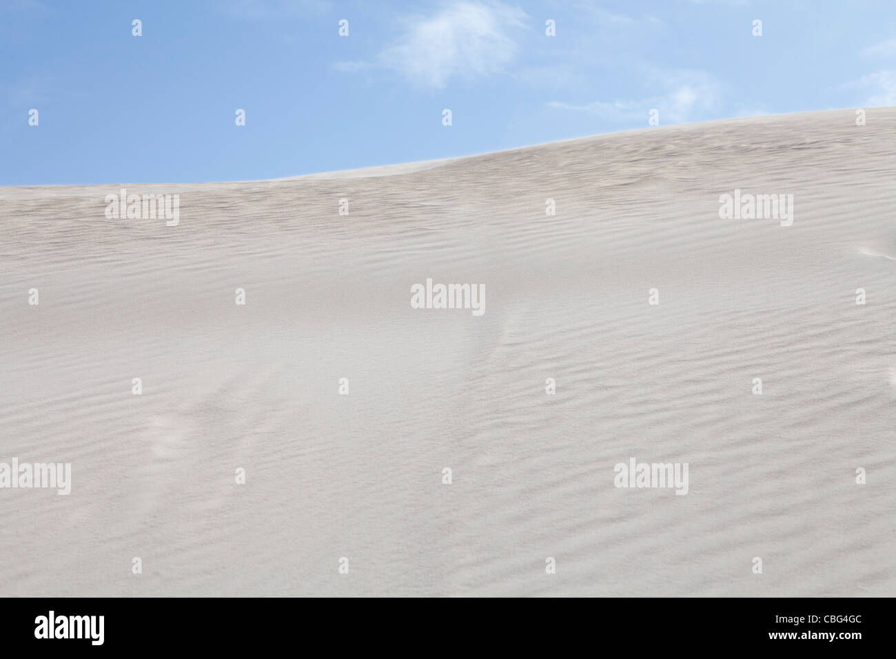The pure white sand dunes of the Nilgen Nature Reserve, Lancelin ...
