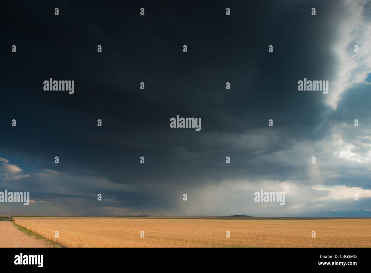 Storm on the plains of Colorado Stock Photo - Alamy