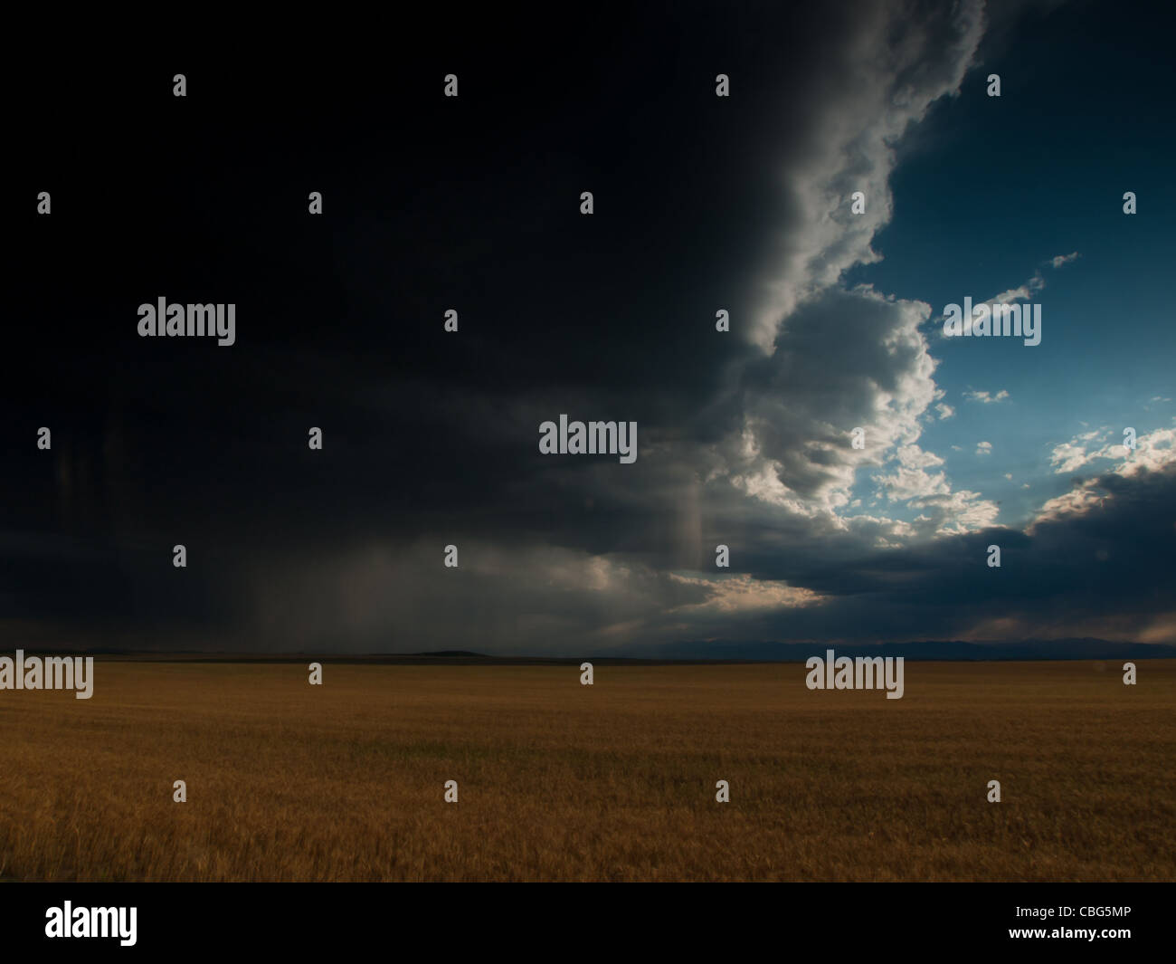 Storm on the plains of Colorado Stock Photo - Alamy