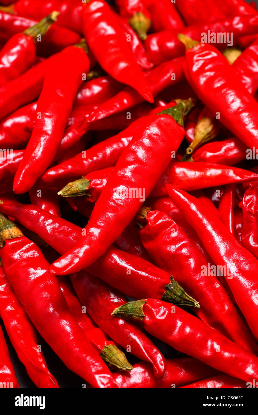 Bright red ppepers texture and background, asian Stock Photo - Alamy
