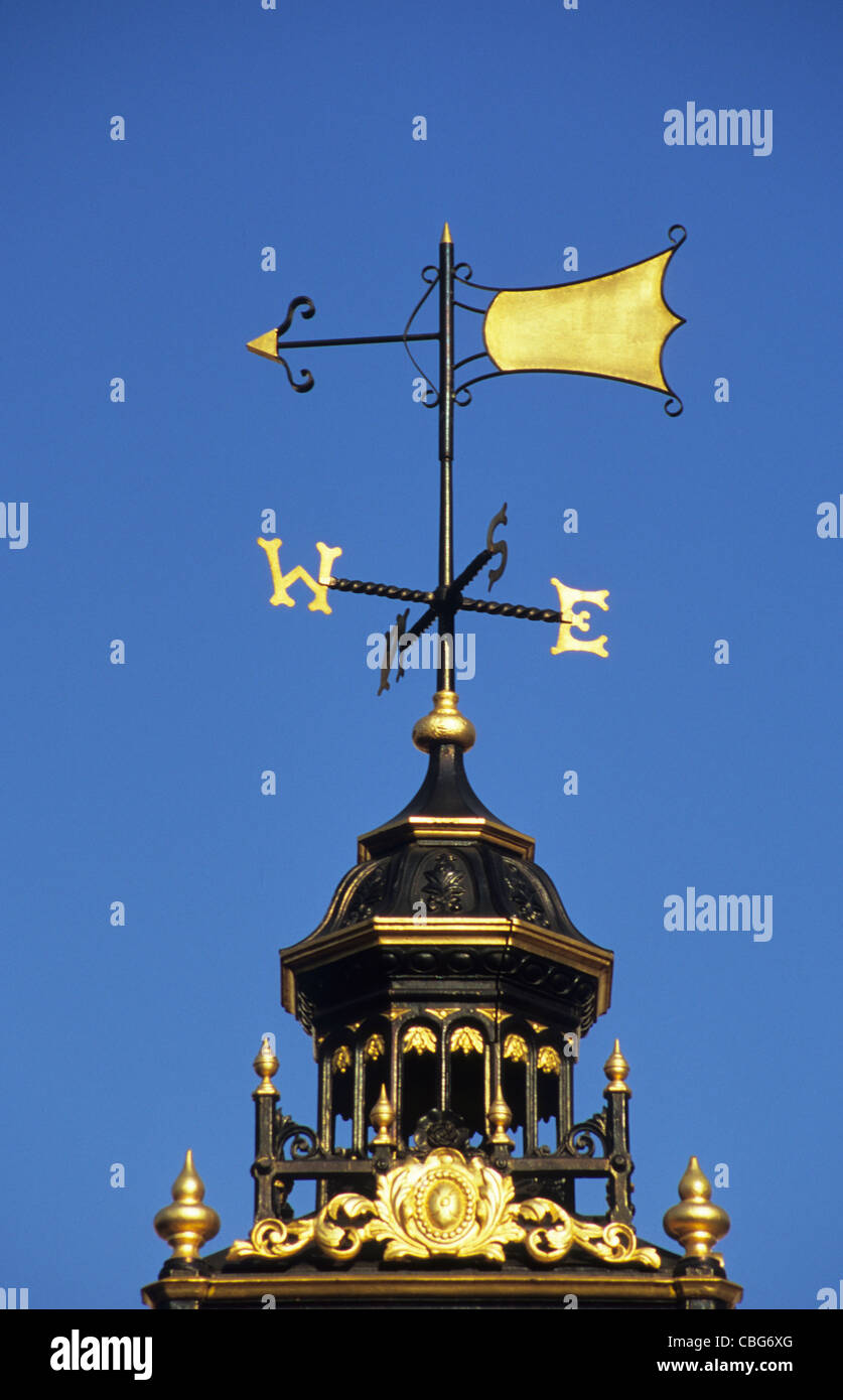 Weather vane on the Little Ben clock, Victoria, London, UK Stock Photo ...