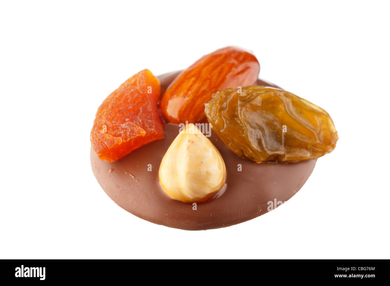chocolate sweets with nuts Stock Photo - Alamy