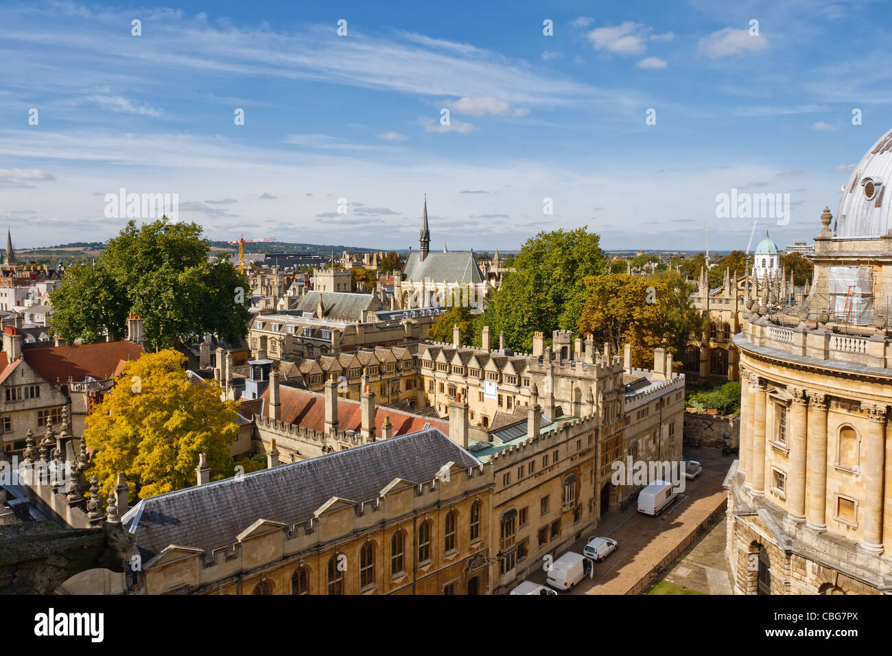 Oxford spire tower skyline hi-res stock photography and images - Alamy