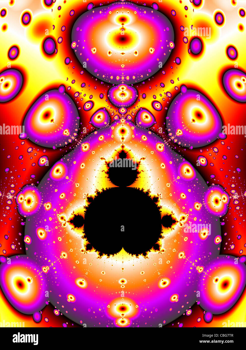 Fractal Pattern Using The Mandelbrot Set Stock Photo - Alamy