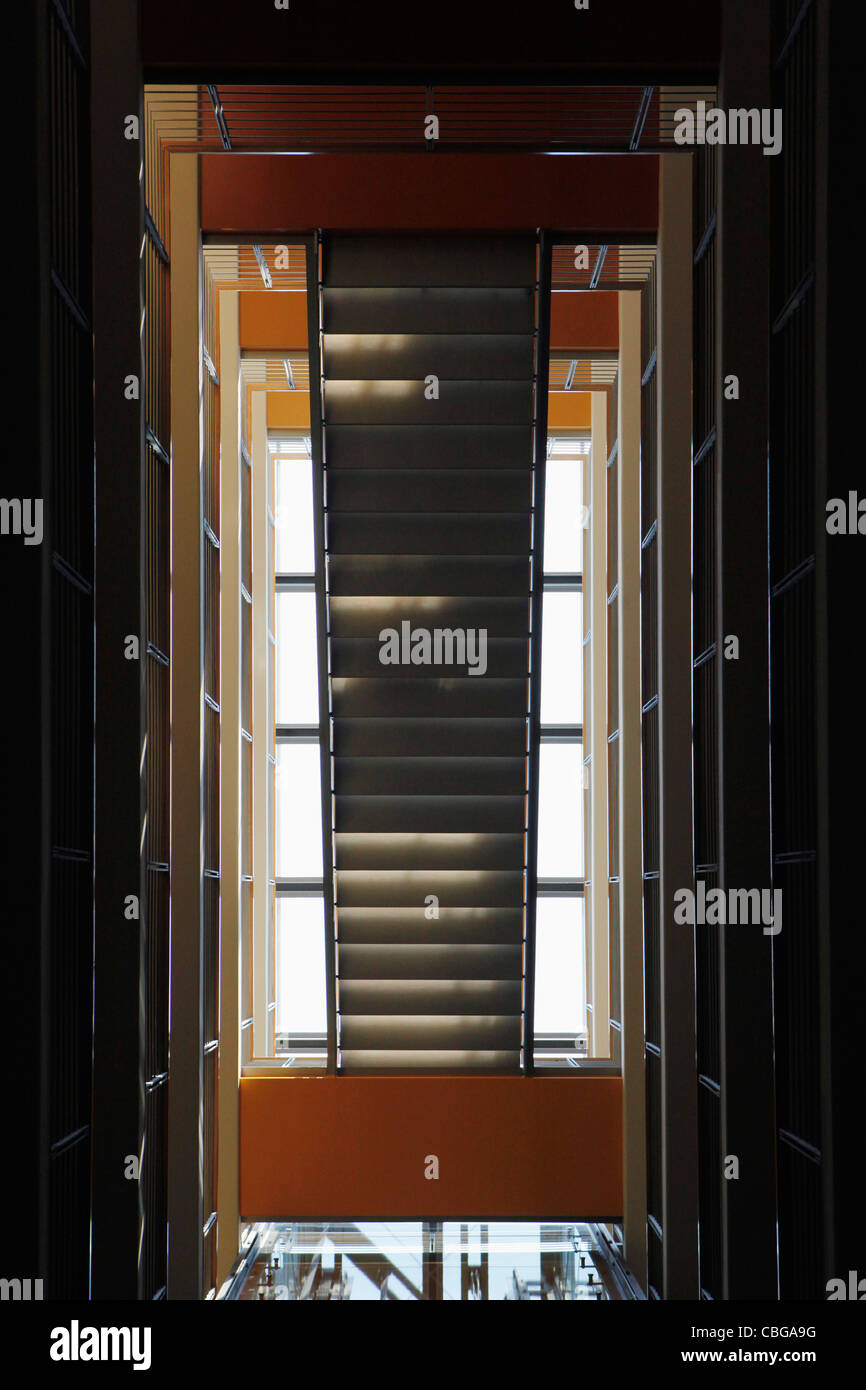 Staircase viewed from below Stock Photo - Alamy