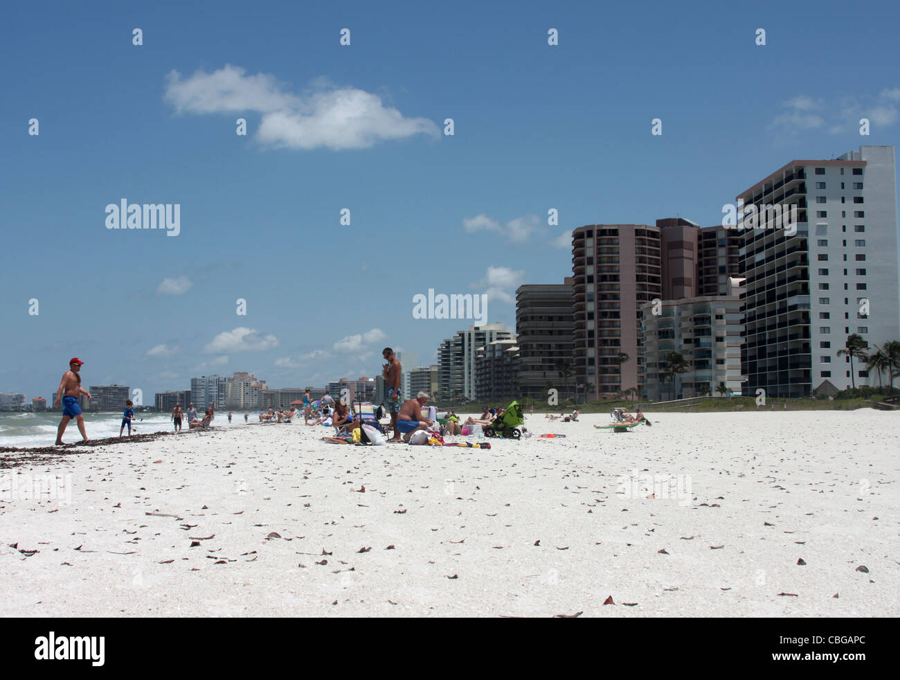 Marco Island Beach in Collier County Florida Stock Photo - Alamy