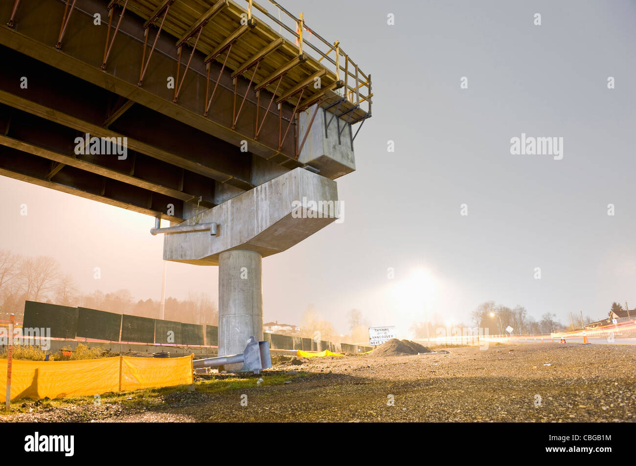 A freeway over pass under construction Stock Photo - Alamy