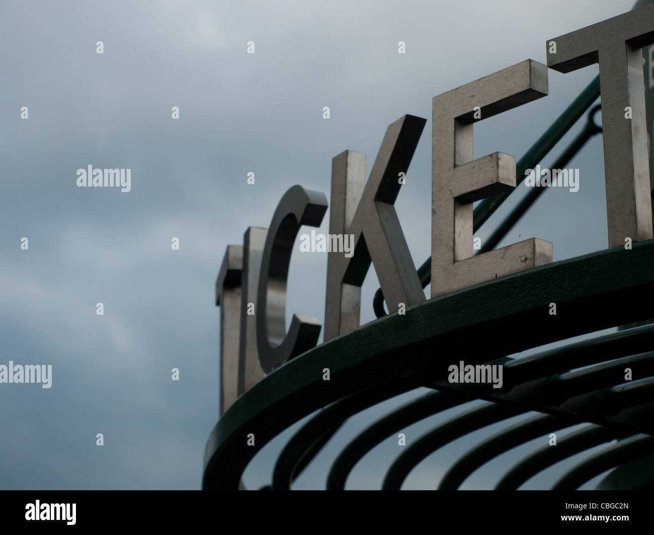 Ticket booth sign at NIagara Falls, US side Stock Photo - Alamy