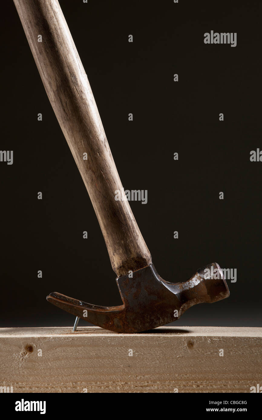 Hammer Nail Removing High Resolution Stock Photography and Images - Alamy