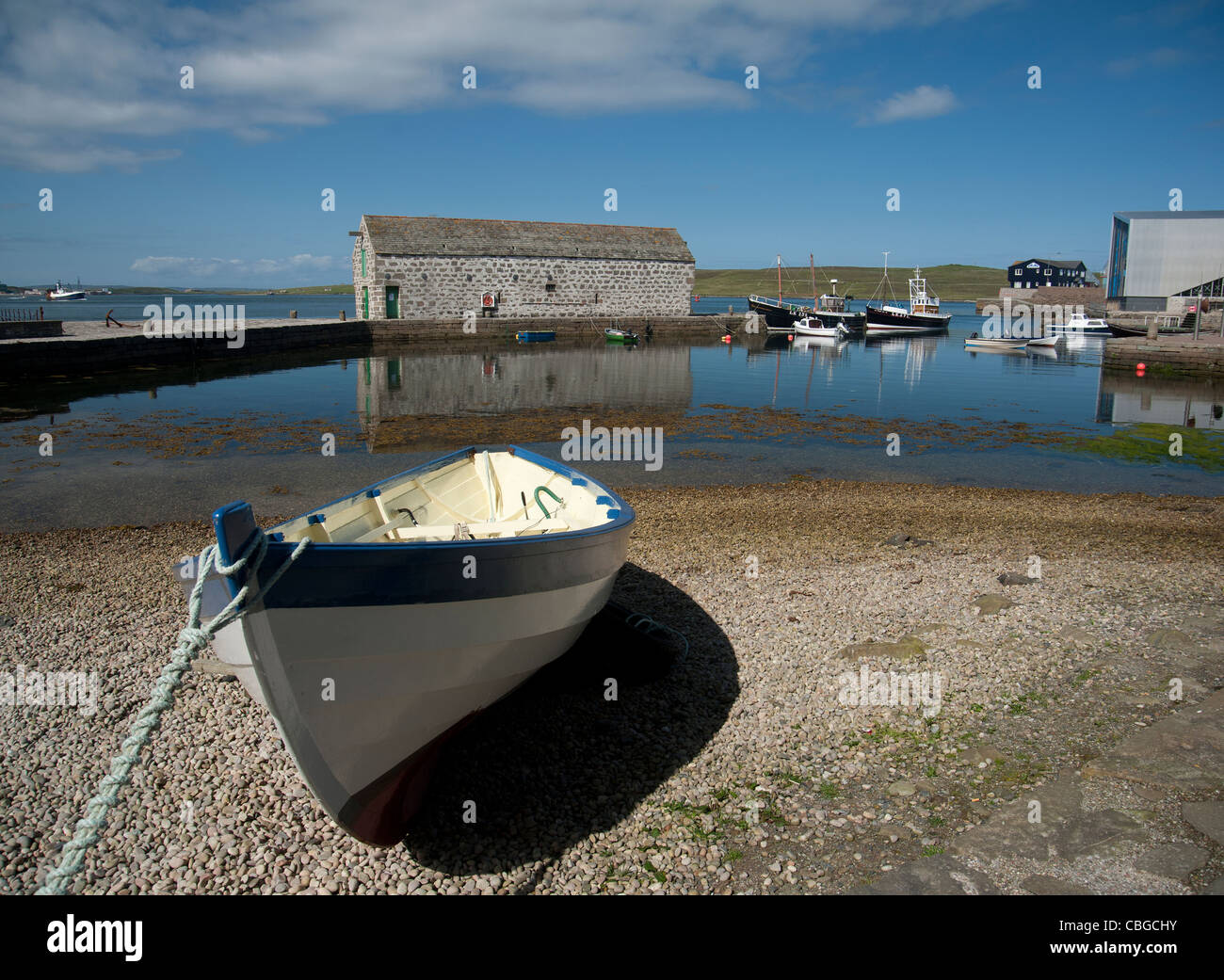 Hay's Dock opposite the Lerwick Museum, Shetland Isles, Scotland. SCO ...