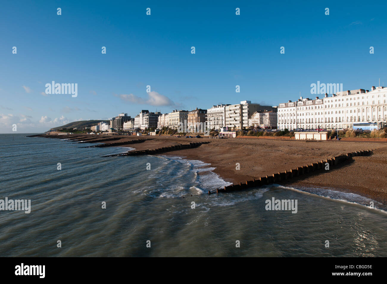 EASTBOURNE, ENGLAND 12th December 2011 - A view of the seafront at ...