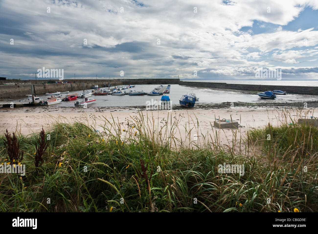 Balintore Harbour, Ross & Cromerty, Scotland Stock Photo - Alamy