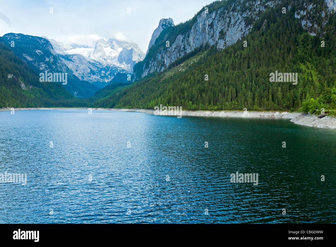 Beautiful summer Alpine lake Gosausee view (Austria Stock Photo - Alamy