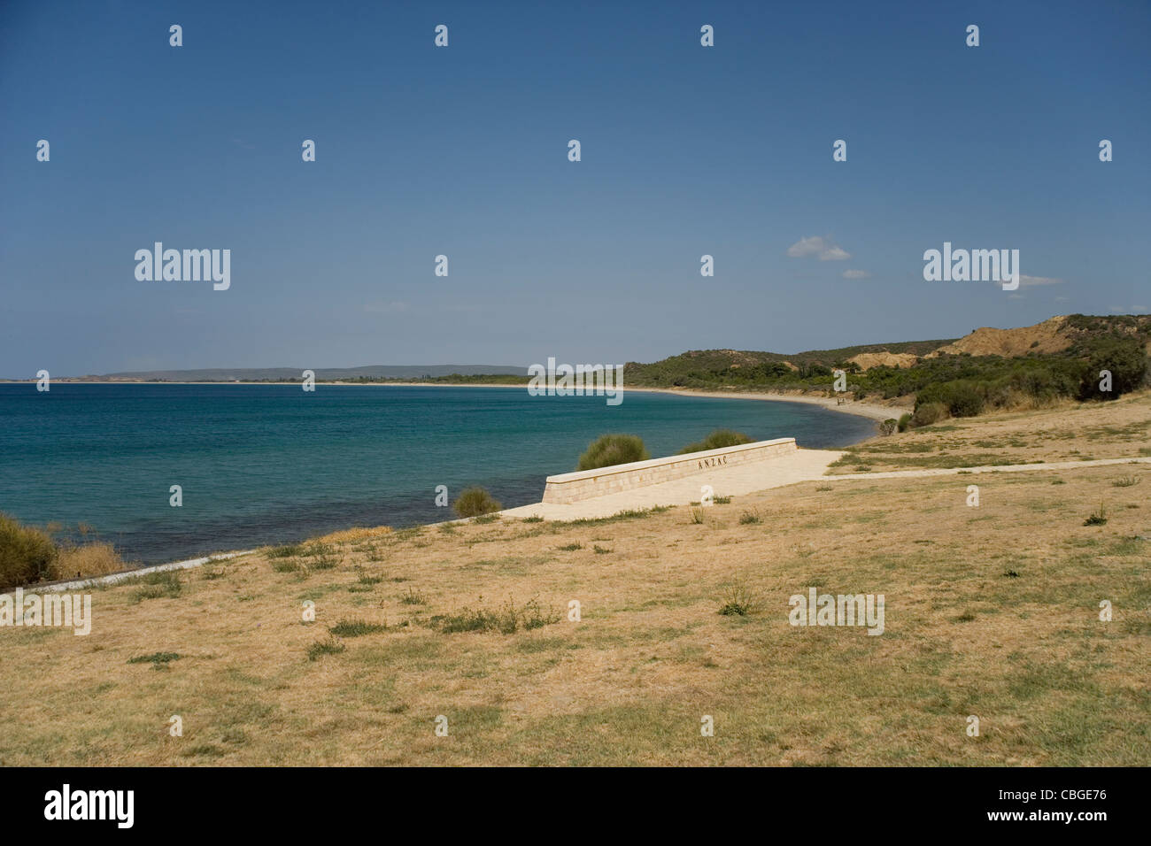 Anzac cove in the Anzac area of Gallipoli, Turkey Stock Photo - Alamy