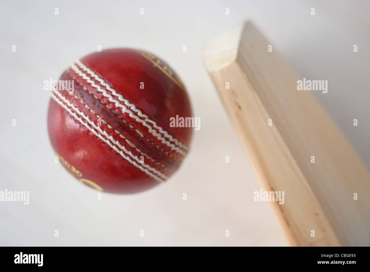 Cricket Bat and cricket balls. Sports equipments Stock Photo - Alamy