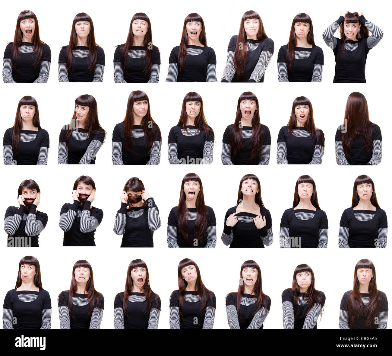 Facial expressions fear hi-res stock photography and images - Alamy