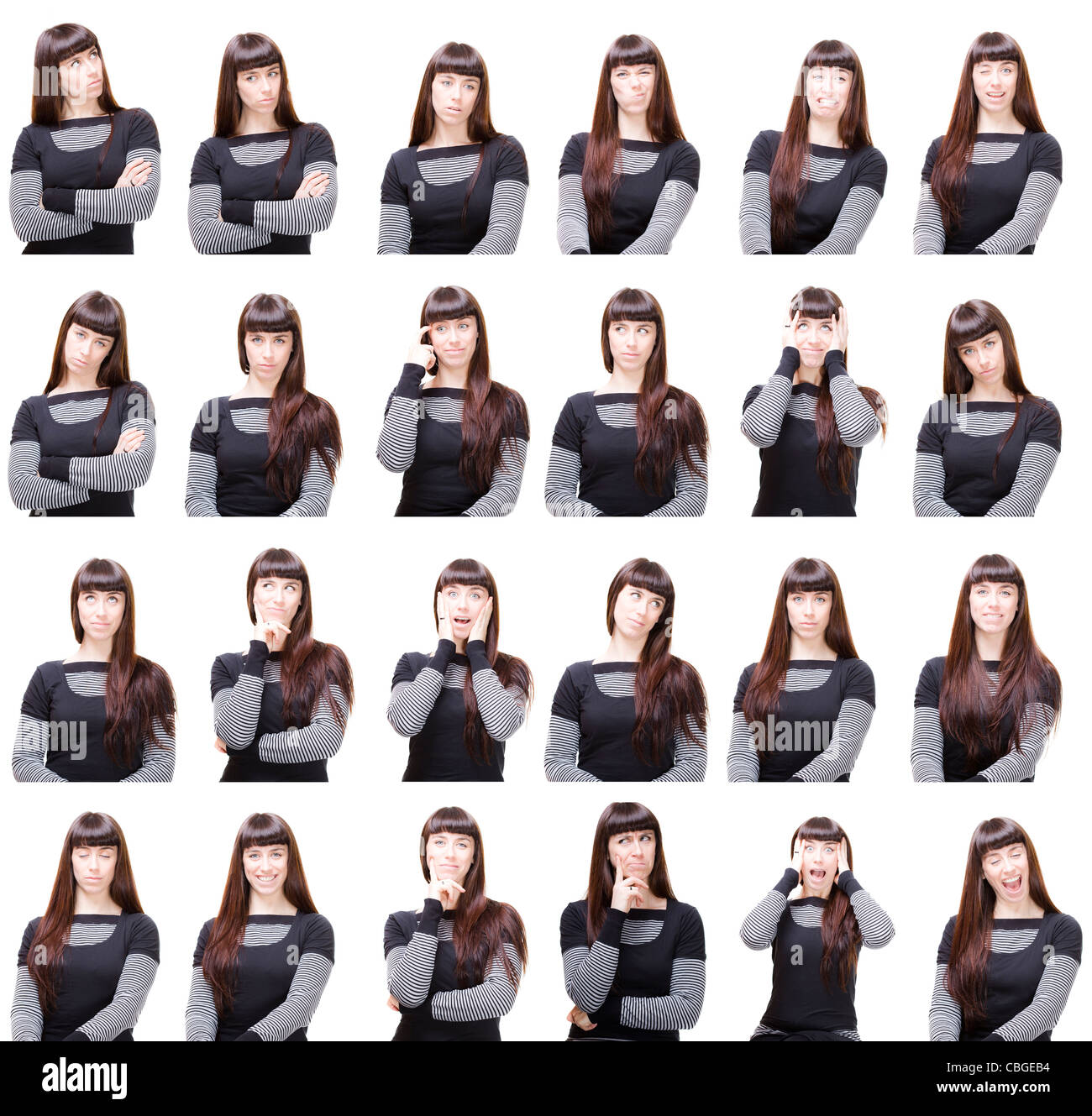 Facial expressions different hi-res stock photography and images - Alamy