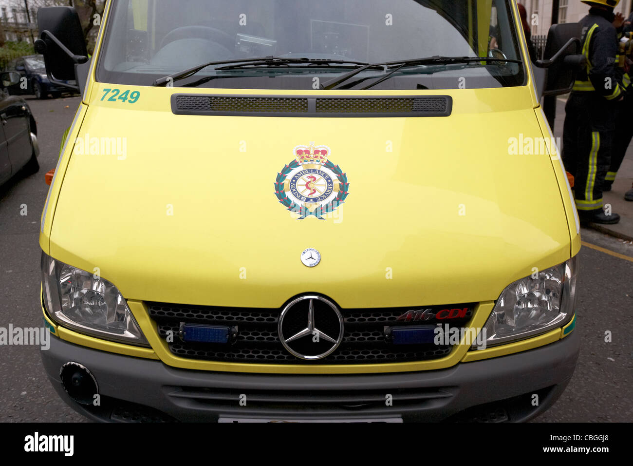 london ambulance service vehicle england uk united kingdom Stock Photo ...