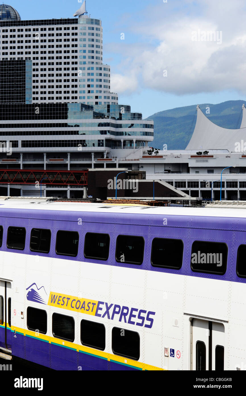 West Coast Express train in Vancouver, Canada Stock Photo - Alamy