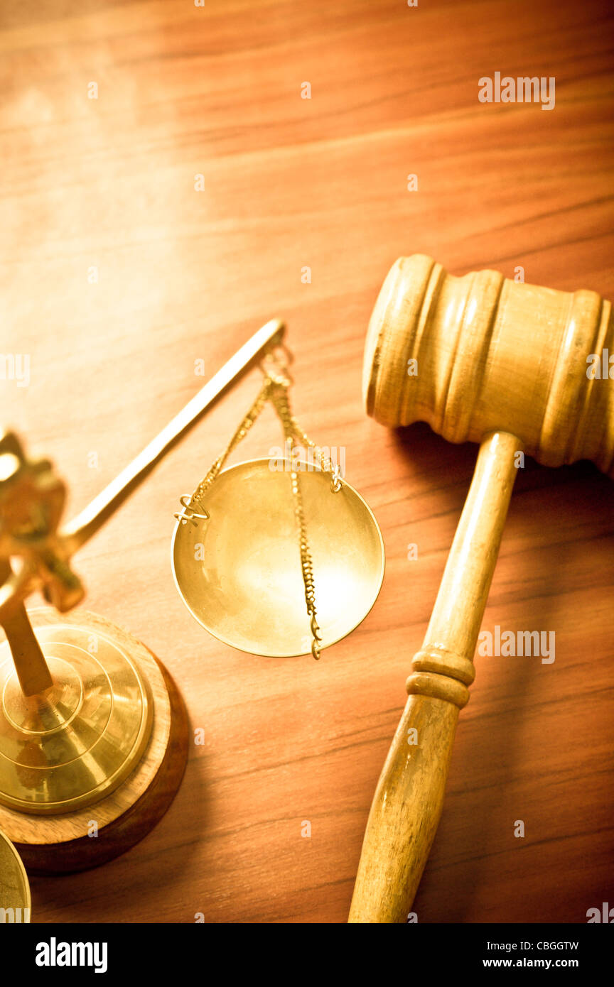 scales and gavel, justice concept Stock Photo - Alamy