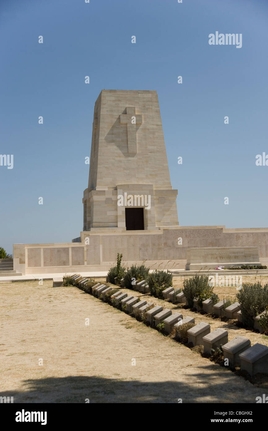 Lone Pine Memorial and Conmmonwealth War Graves Commission Cemetery in ...