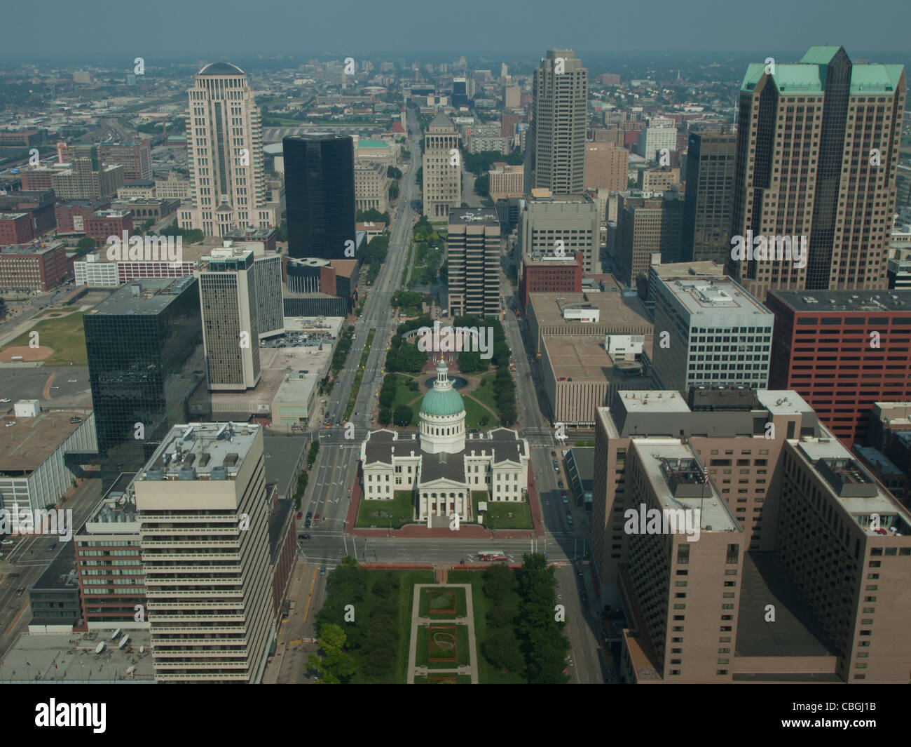 Gateway arch st louis aerial hi-res stock photography and images - Alamy