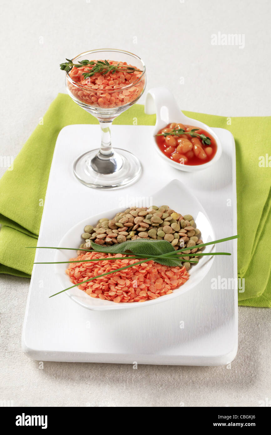 Dried lentils hi-res stock photography and images - Alamy