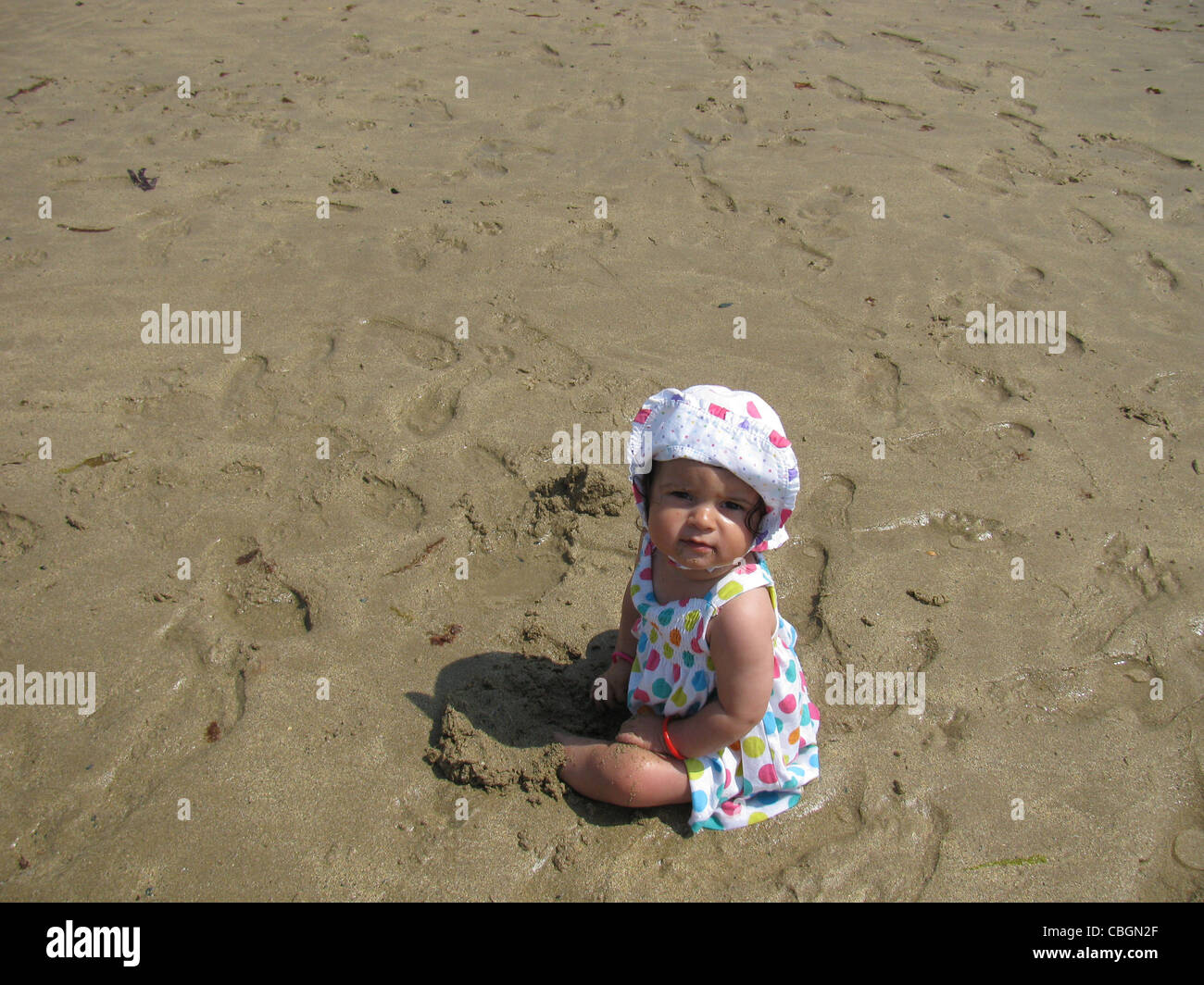 Evelyn on the Beach Stock Photo - Alamy