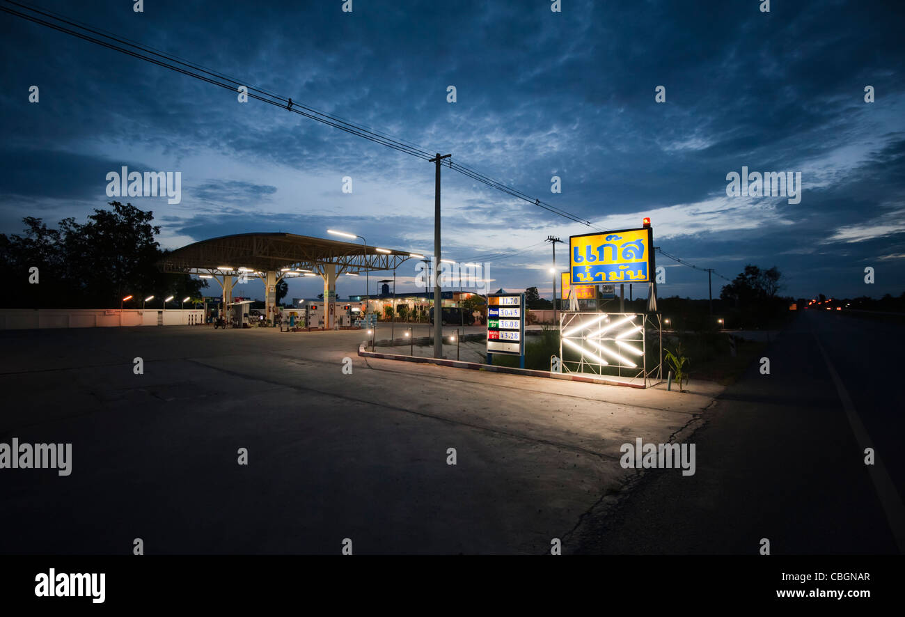 Gasoline station sunrise hi-res stock photography and images - Alamy