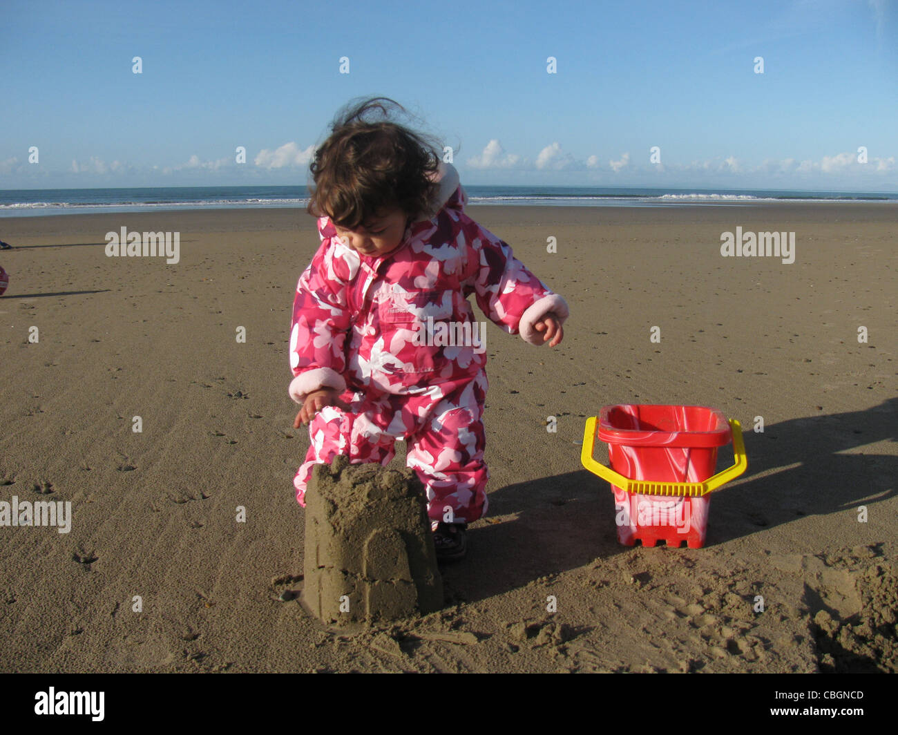 Evelyn at the beach Stock Photo - Alamy