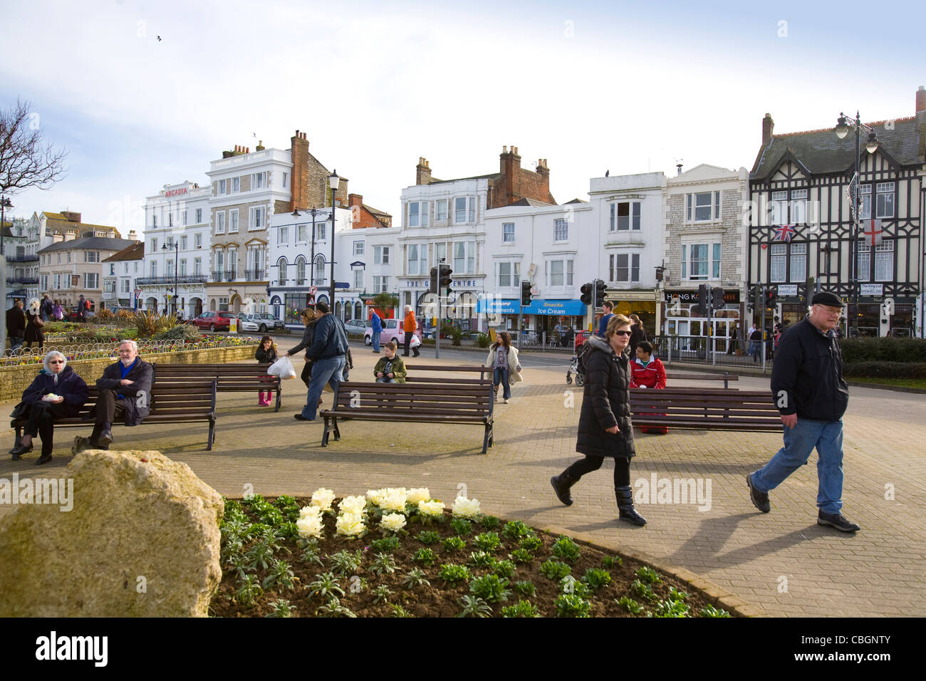 Gardens, Parade, Seafront, Ryde, Isle of Wight, UK Stock Photo - Alamy